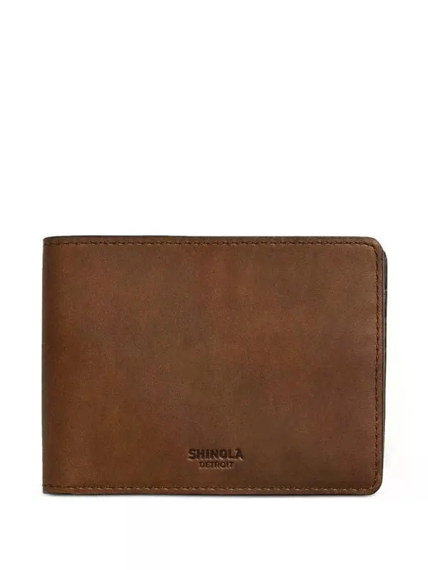 Shinola Slim Bifold Wallet - Brown