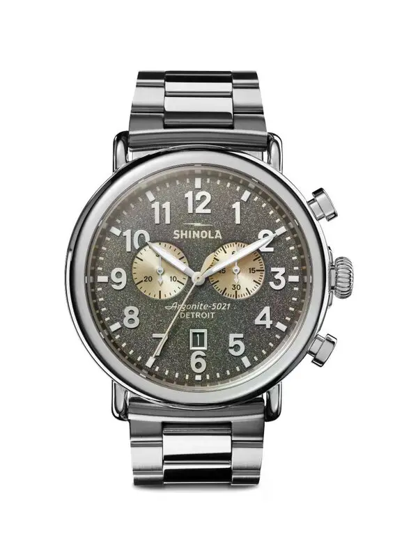 Shinola Runwell Chronograph 47mm Watch - Grey
