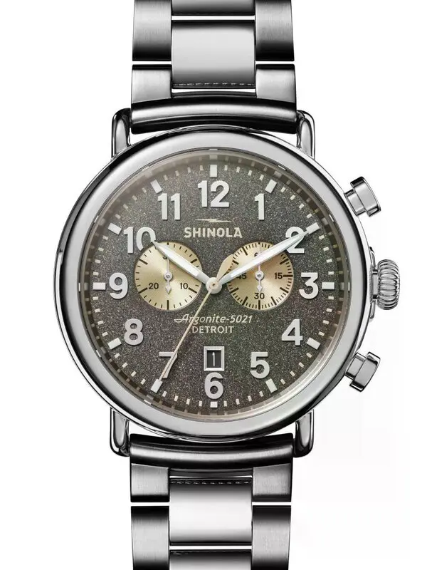 Shinola Runwell Chronograph 47mm Watch - Grey