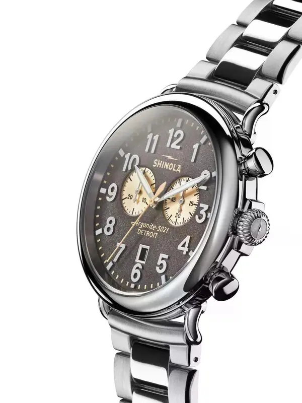 Shinola Runwell Chronograph 47mm Watch - Grey