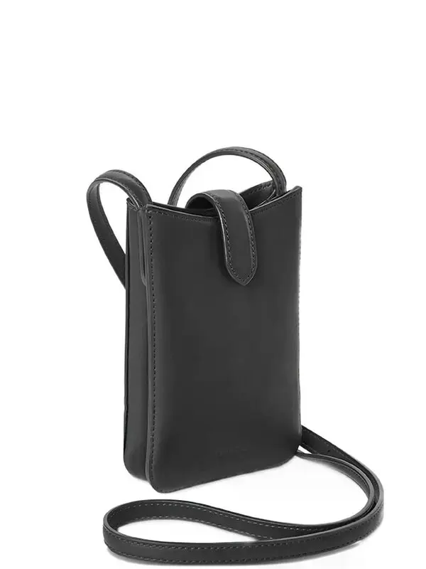 Shinola Leather Crossbody Bag - Black