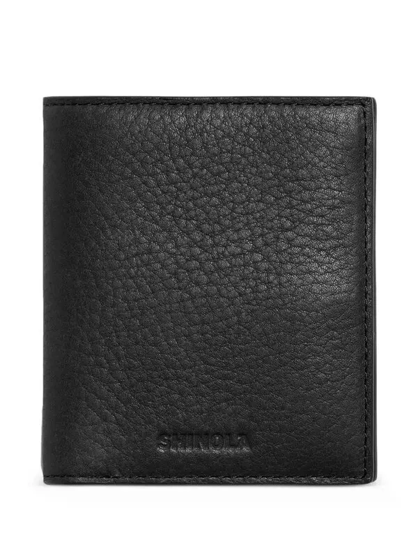 Shinola Coin Bifold Wallet - Black
