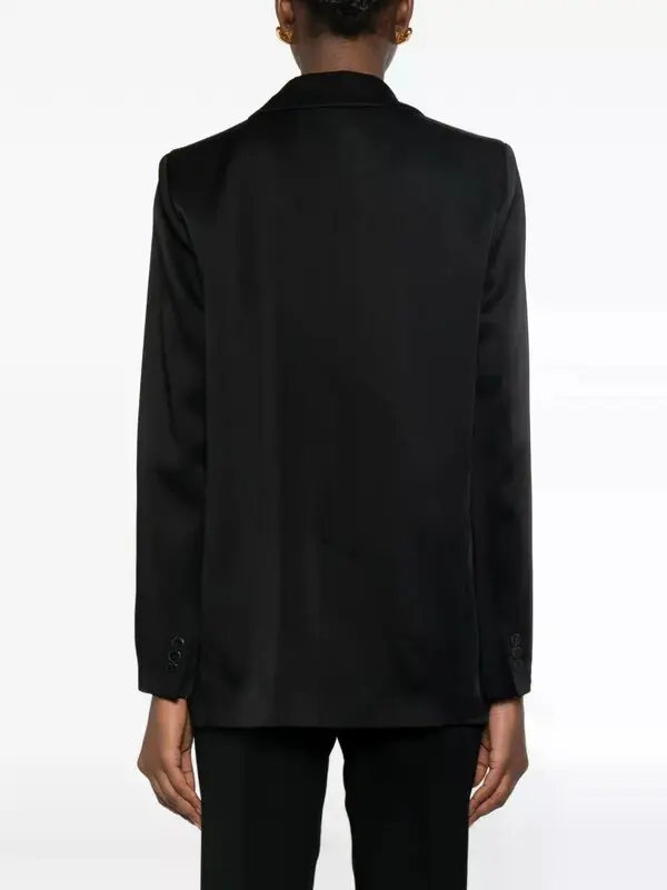 FORTE_FORTE Single-breasted Notched Jacket - Black