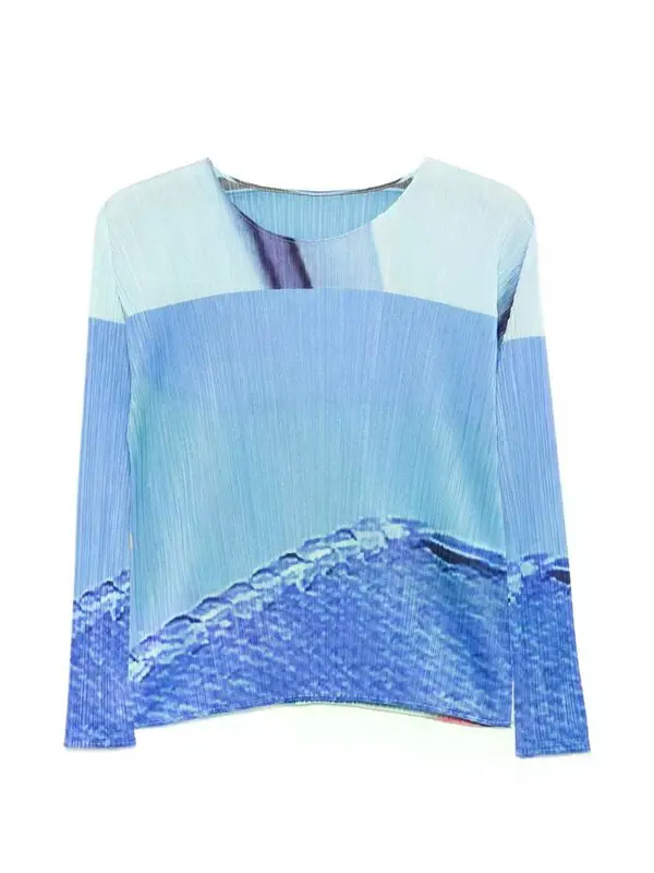 Issey Miyake Pleated Blouse