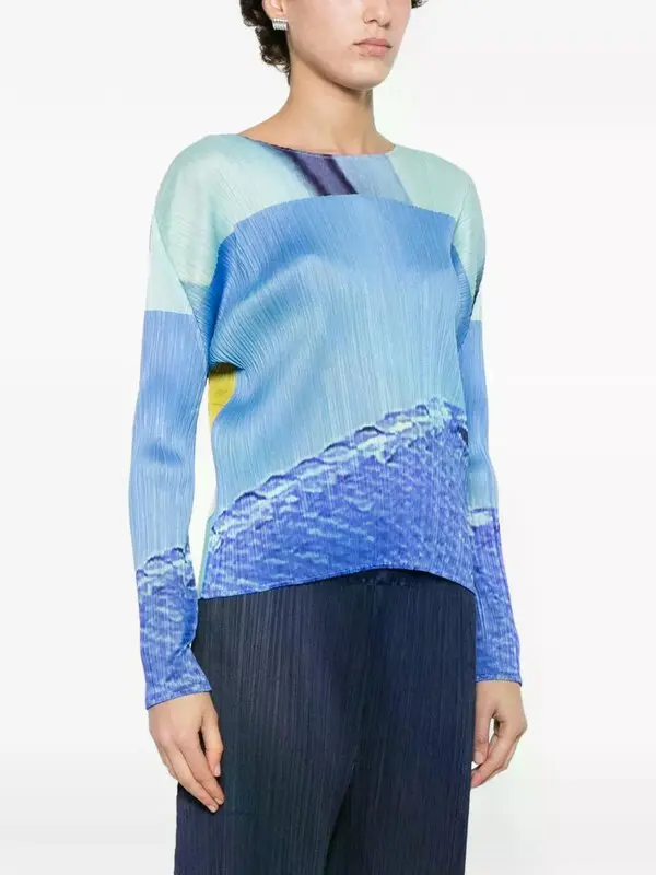 Issey Miyake Pleated Blouse