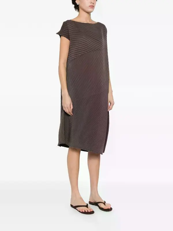 Issey Miyake Pleated Midi Dress