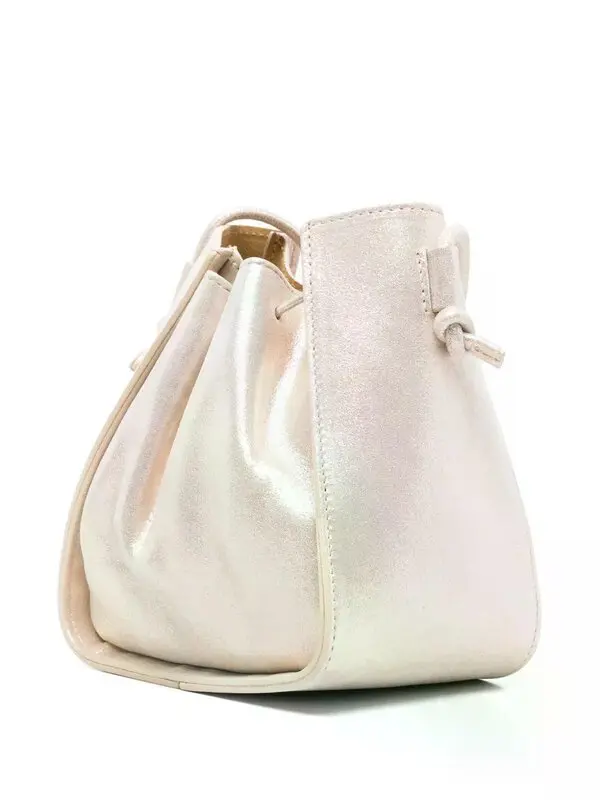 FORTE_FORTE Mini Drawstring Bucket Bag - Gold