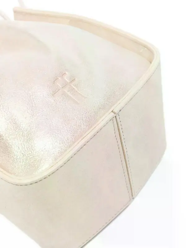 FORTE_FORTE Mini Drawstring Bucket Bag - Gold
