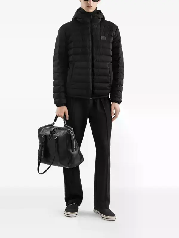 Dolce & Gabbana Hooded Quilted Jacket