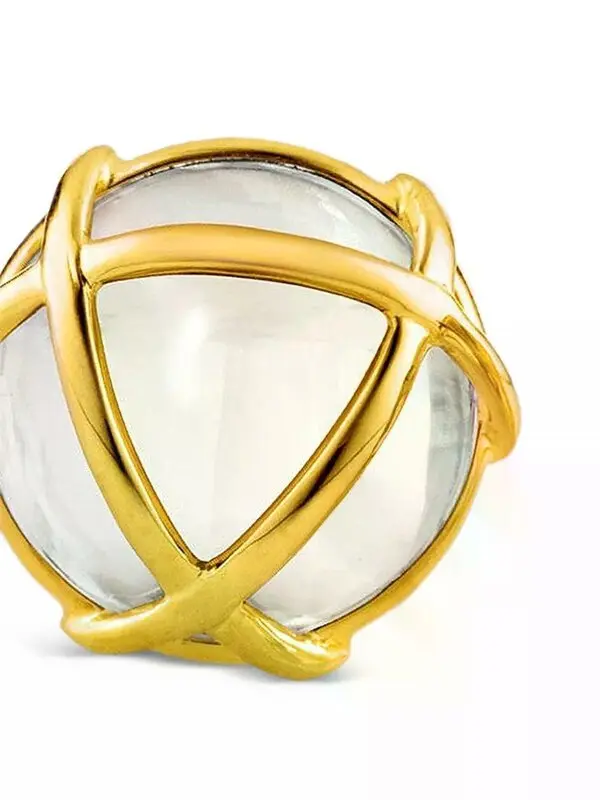 VERDURA VIP 18k Yellow Caged Stud Earrings