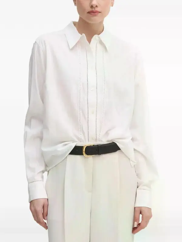 MOS MOSH Buttoned Embroidered Shirt