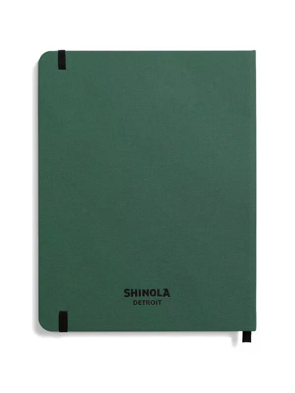 Shinola Large Hard Ruled Journal - Green