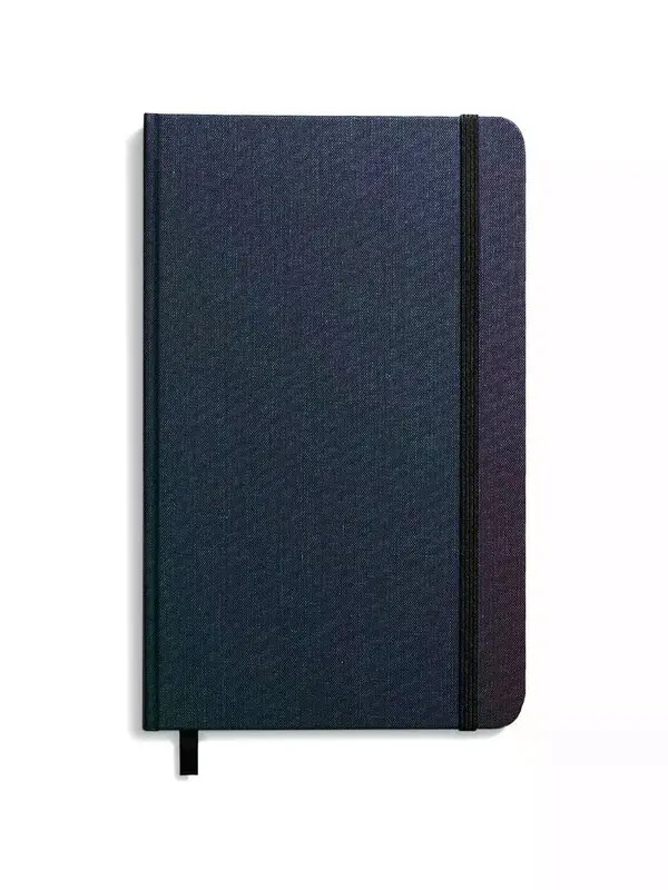 Shinola Medium Hard Grid Journal - Blue