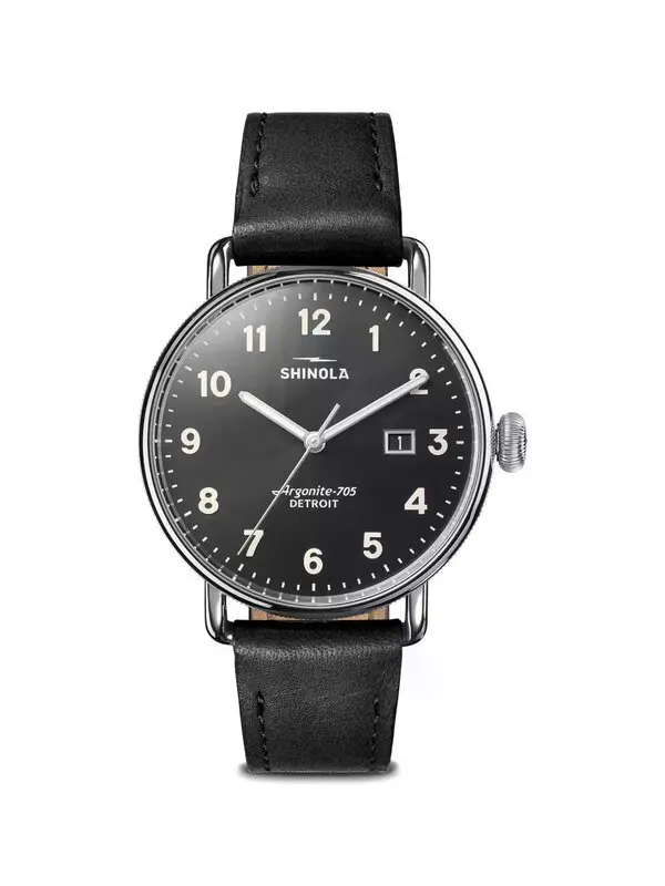 Shinola Canfield 38mm Watch - Black