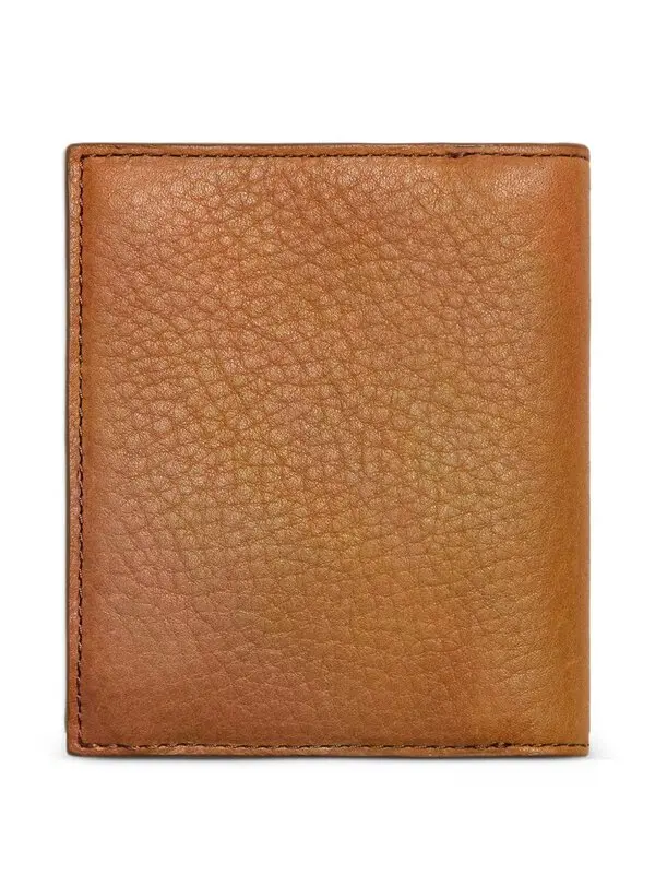 Shinola Coin Bifold Leather Wallet