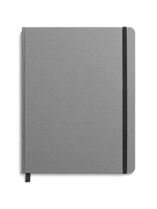 Shinola Large Hard Plain Journal - Grey