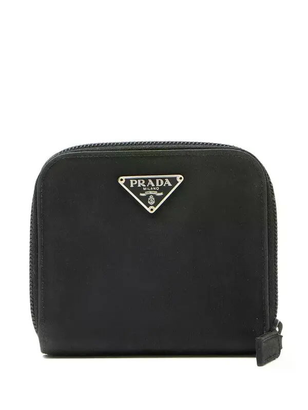 Prada Logo-plaque Zipped Wallet