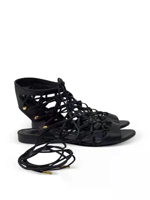 TOM FORD Gladiator Leather Sandals