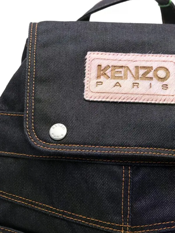 Kenzo Logo-patch Backpack