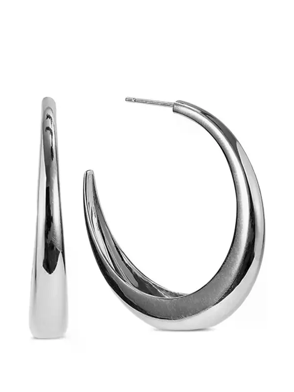 OTIUMBERG Graduated Hoop Earrings - Silver