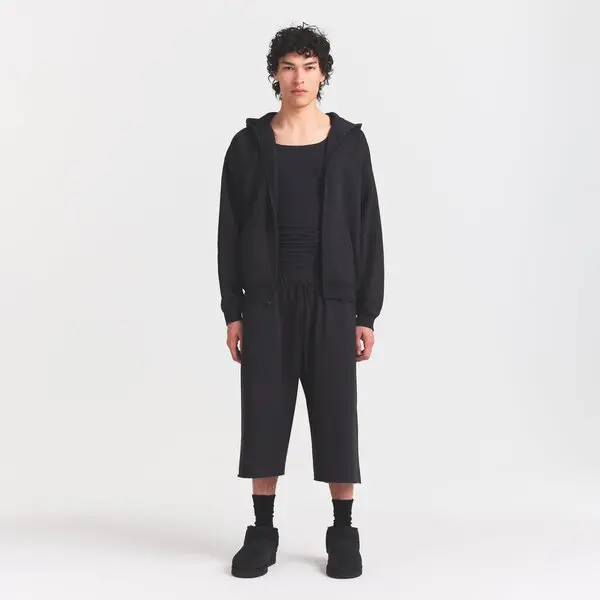 SKIMS Fleece Lounge Relaxed Long Short