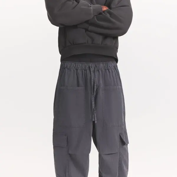 SKIMS Woven Cargo Pant - Ash