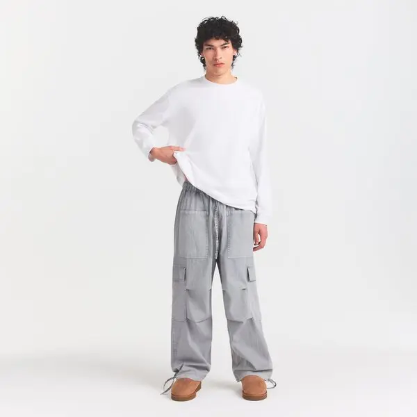 SKIMS Woven Cargo Pants - Pacific