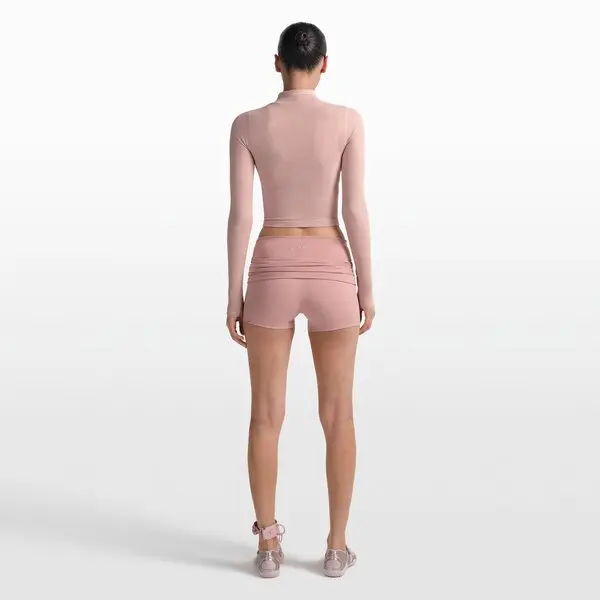 SKIMS 3" Foldover Matte Shorts - Himalayan