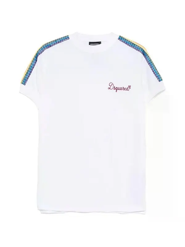 Dsquared2 Striped T-shirt - White