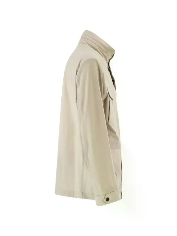 FAY Flap-pocket Jacket With Detachable Hood - Neutrals