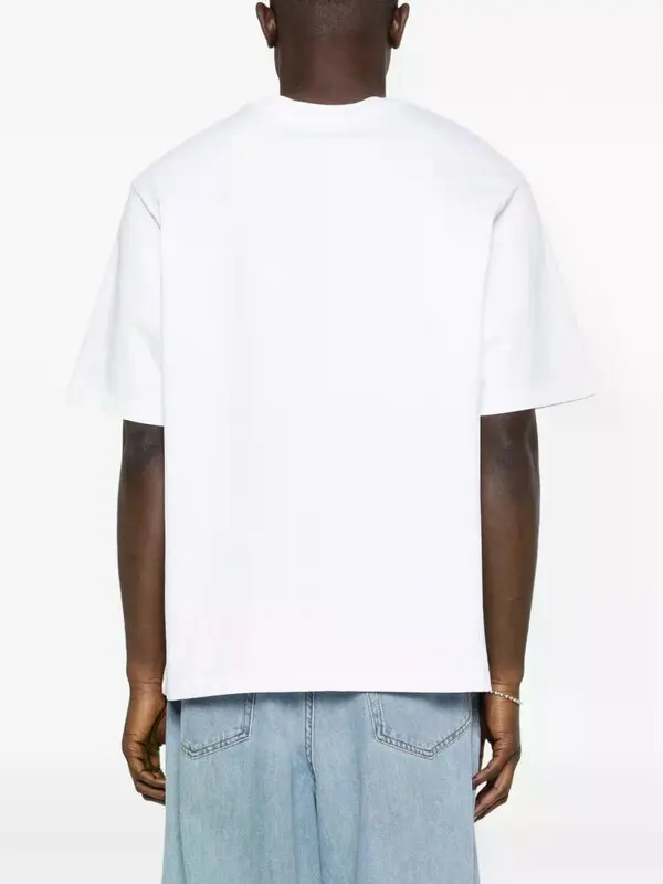 Casablanca Collage Cotton T-shirt - White