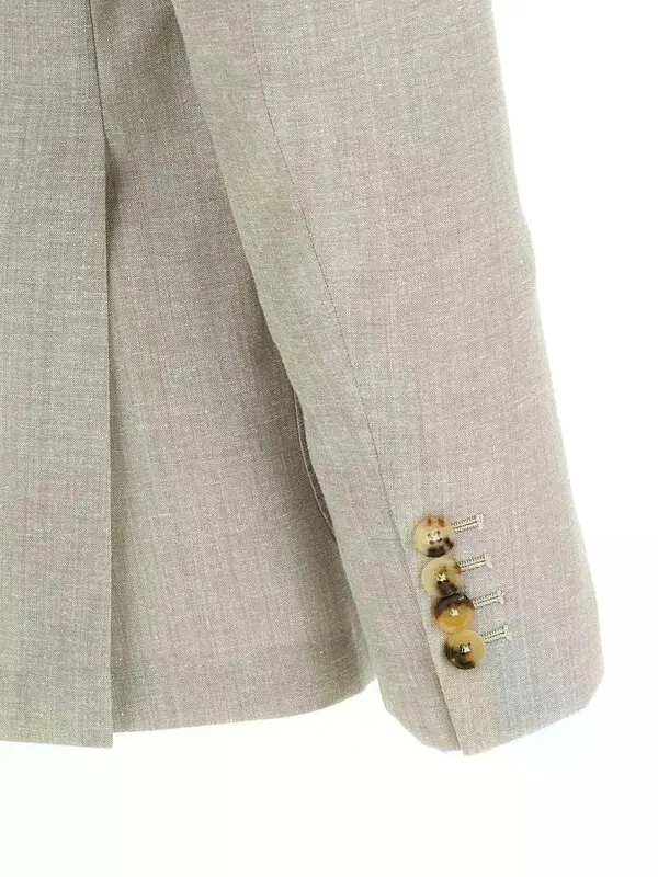 Pal Zileri Brera Single-breasted Blazer - Grey