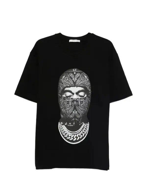 IH NOM UH NIT Paisley Mask Front T-shirt