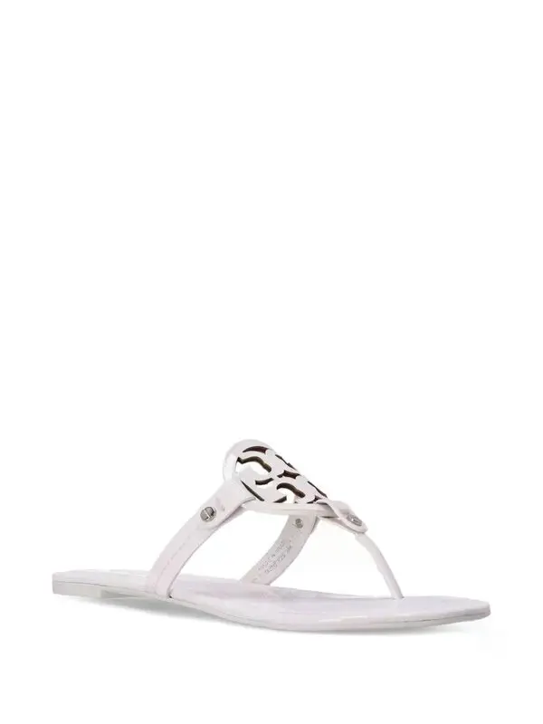 Tory Burch Cutout Miller Sandals - White