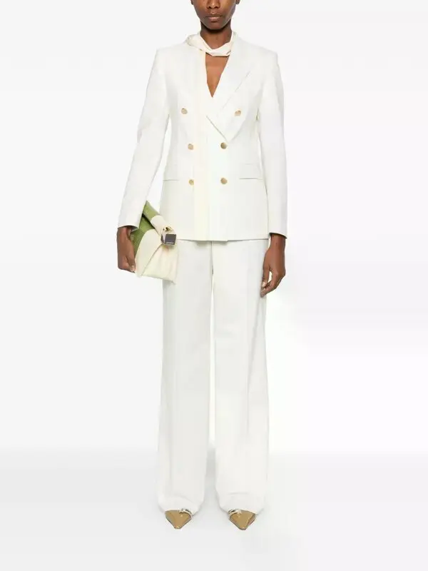 Tagliatore Double-breasted Suit - White