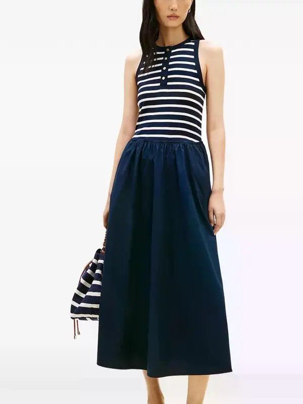 Tommy Hilfiger Striped Midi Dress