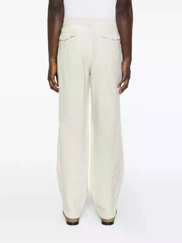 Barena Venezia Herringbone Trousers - Neutrals