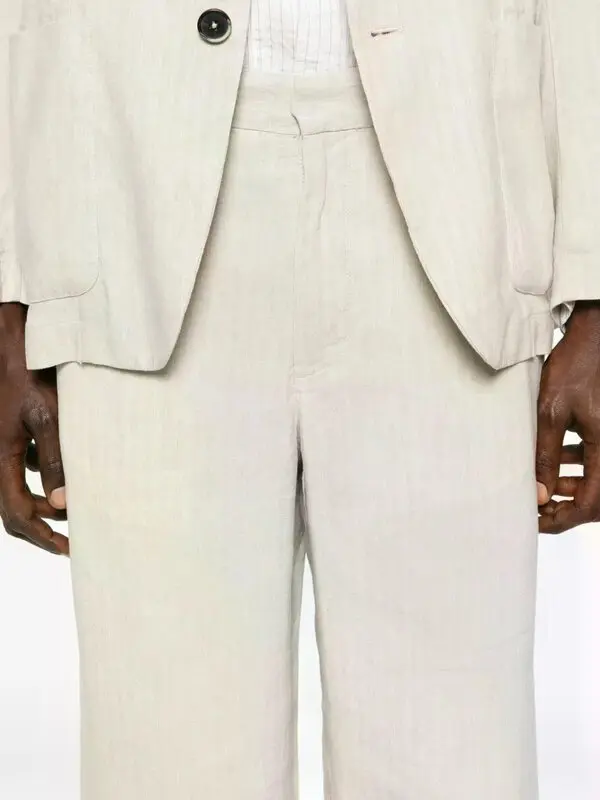 Barena Venezia Herringbone Trousers - Neutrals