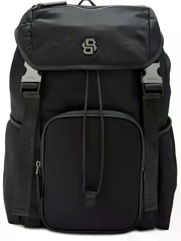 BOSS Double B Monogram Drawstring Backpack