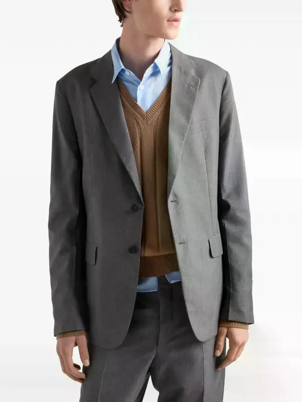 Prada Single-breasted Silk Suit
