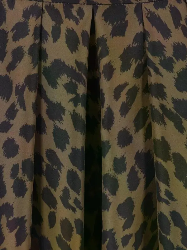 Aspesi Animal-print Midi Skirt