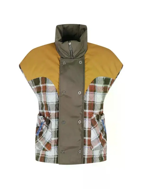 MARBELL Turtleneck Gilet - Green