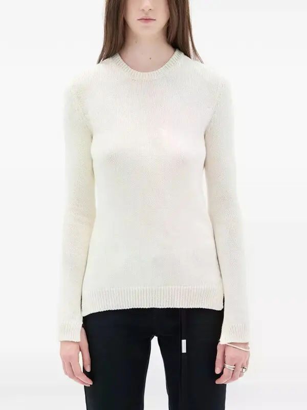 ANN DEMEULEMEESTER Weja Open-back Sweater - Neutrals