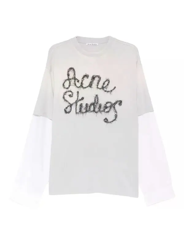 Acne Studios Layered Logo T-shirt