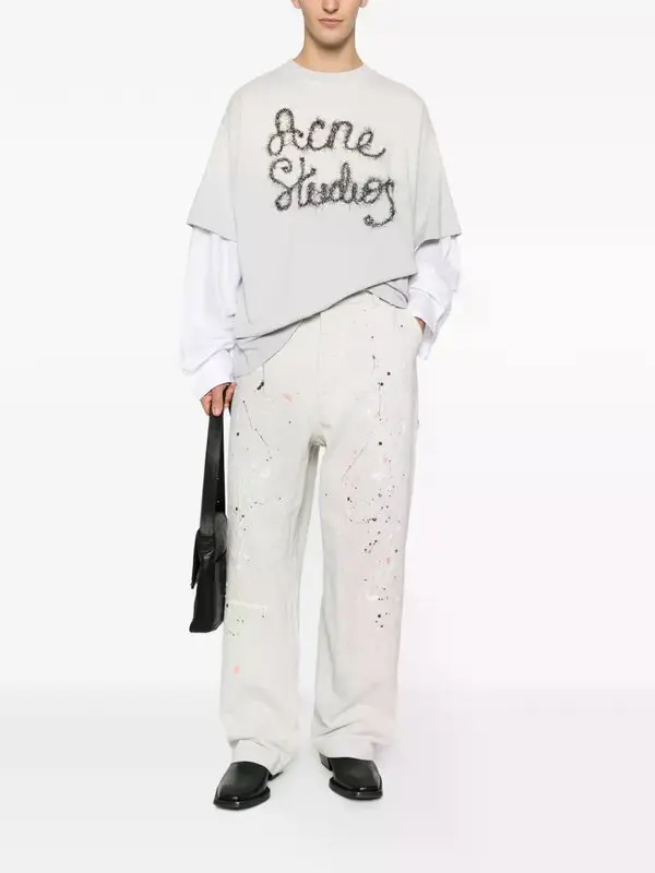 Acne Studios Layered Logo T-shirt