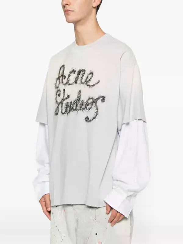 Acne Studios Layered Logo T-shirt