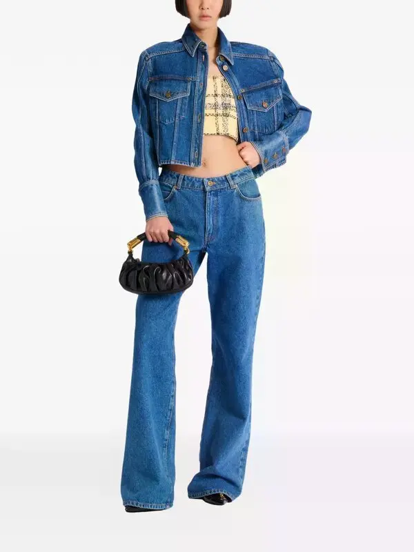 Balmain Glittered Tweed Top