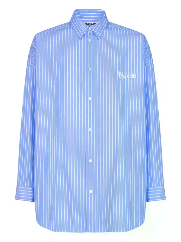 Balmain Striped Relaxed-fit Shirt