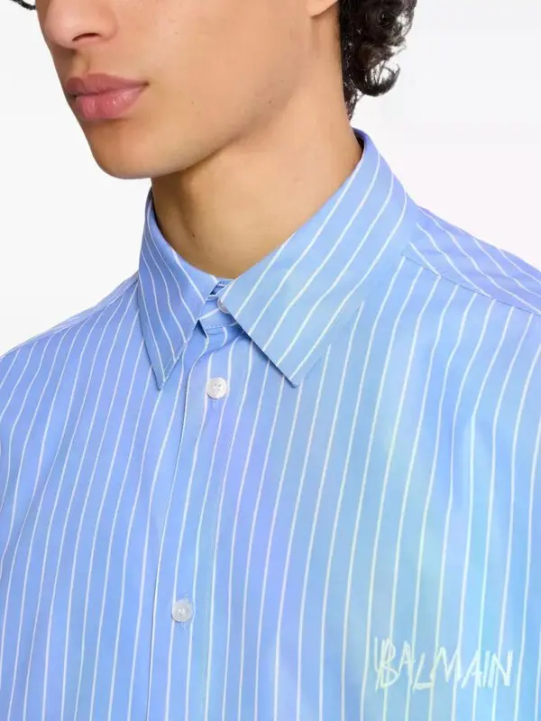 Balmain Striped Relaxed-fit Shirt