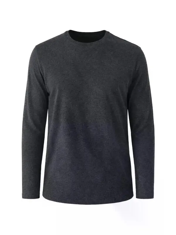 PATRICK ASSARAF Long-sleeve Crewneck Top - Grey